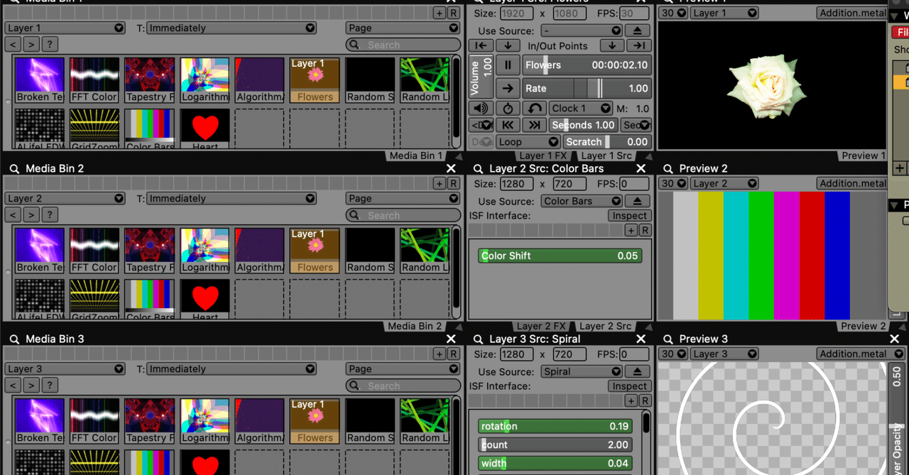 【VDMX6】3レイヤーでVJするなら｜レイヤーを追加する方法｜uno