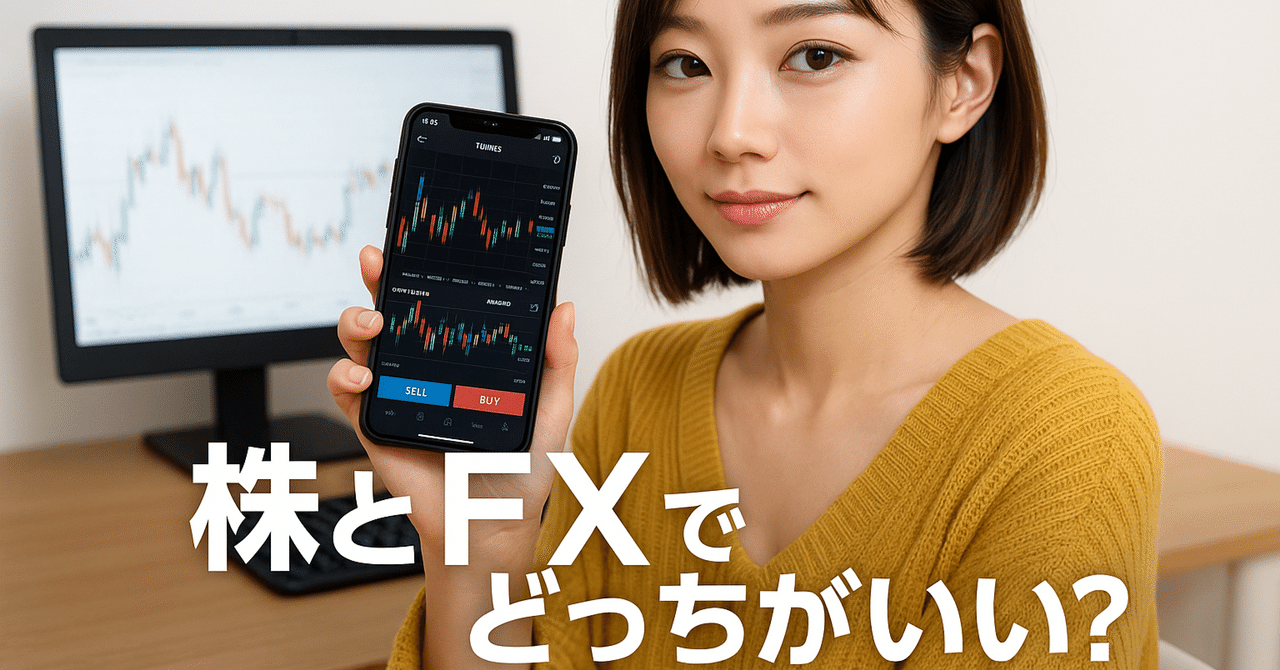 株とFXってどっちがいい？ 私がFXに復帰した理由｜senai