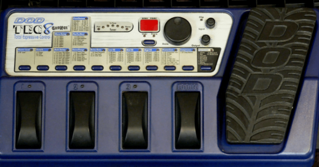 DOD TEC8 アナログ・マルチエフェクター 専用アダプター付き 追加販売中｜Cat Holic Record