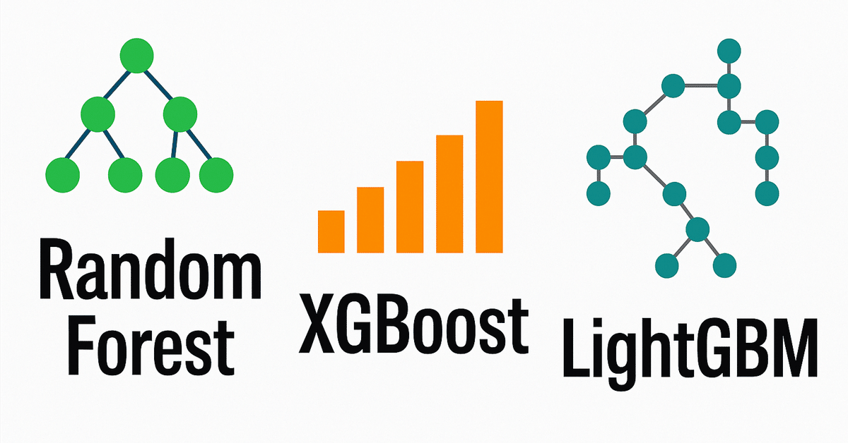 機械学習モデルの比較：ランダムフォレスト、XGBoost、LightGBM｜owlet_notes99.9
