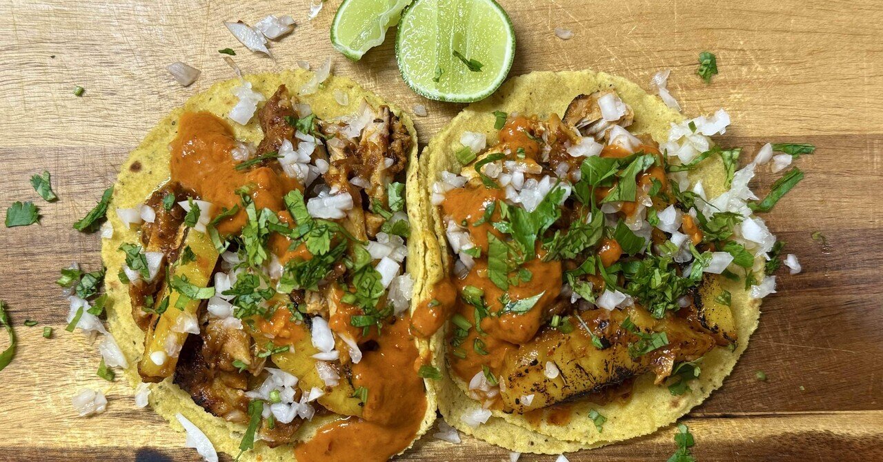 【おうちでメキシコ気分！メキシコ市場で大人気のタコス『Al Pastor』の徹底再現🌮🍍】｜taco_sta_gram