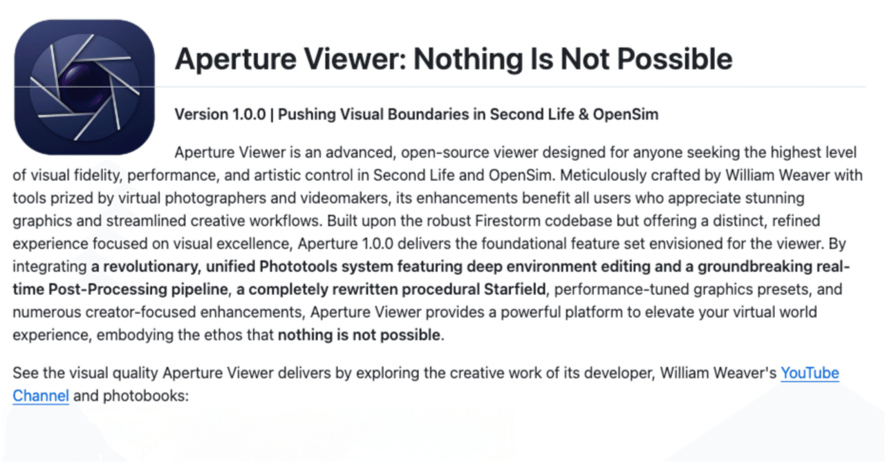 SLの新たな撮影用ビューワー「Aperture Viewer」がリリース｜chisa1st
