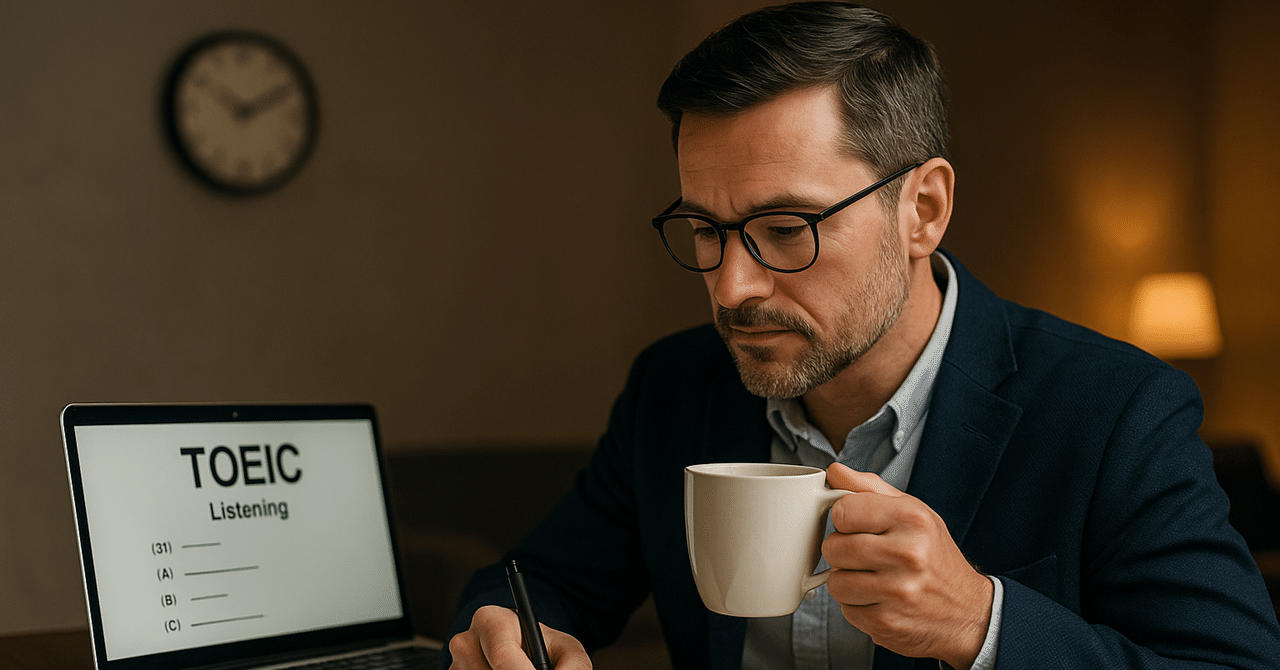 TOEICリスニングPart3・4で“聞き取れない地獄”から抜け出した方法｜TOEICビズ太郎｜40代から伸ばす熱血英語学習