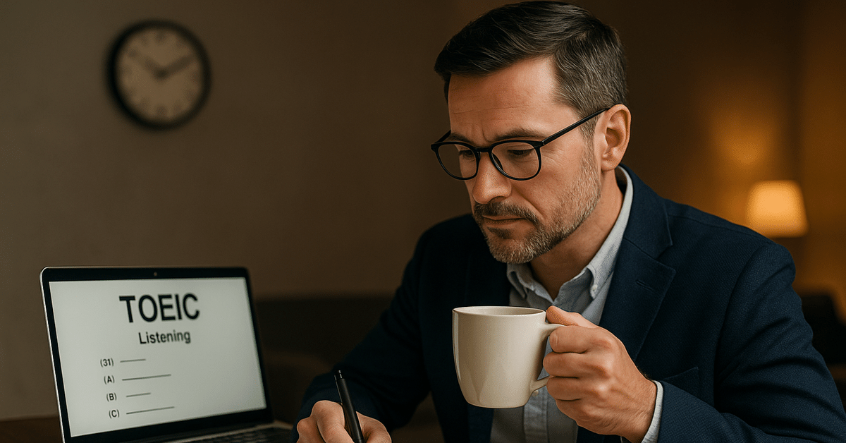 TOEICリスニングPart3・4で“聞き取れない地獄”から抜け出した方法｜TOEICビズ太郎｜40代から伸ばす熱血英語学習