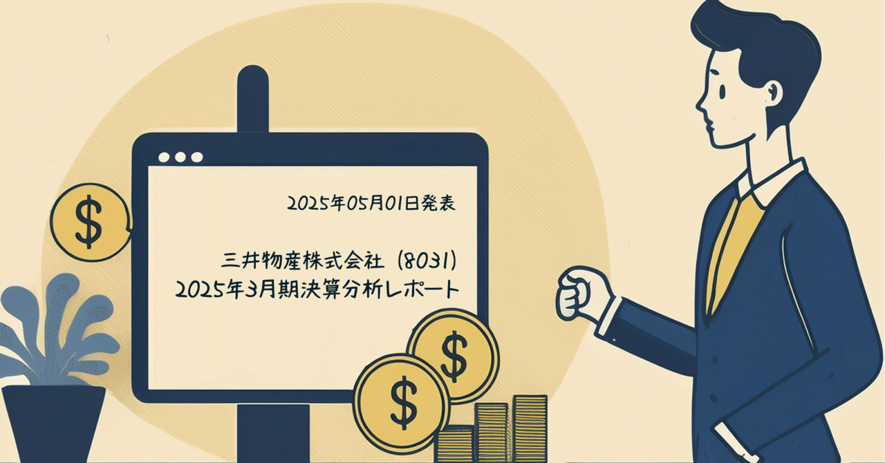 三井物産株式会社 (8031) 2025年5月1日発表 2025年3月期 決算分析レポート｜AI×株式分析あずき梅酒