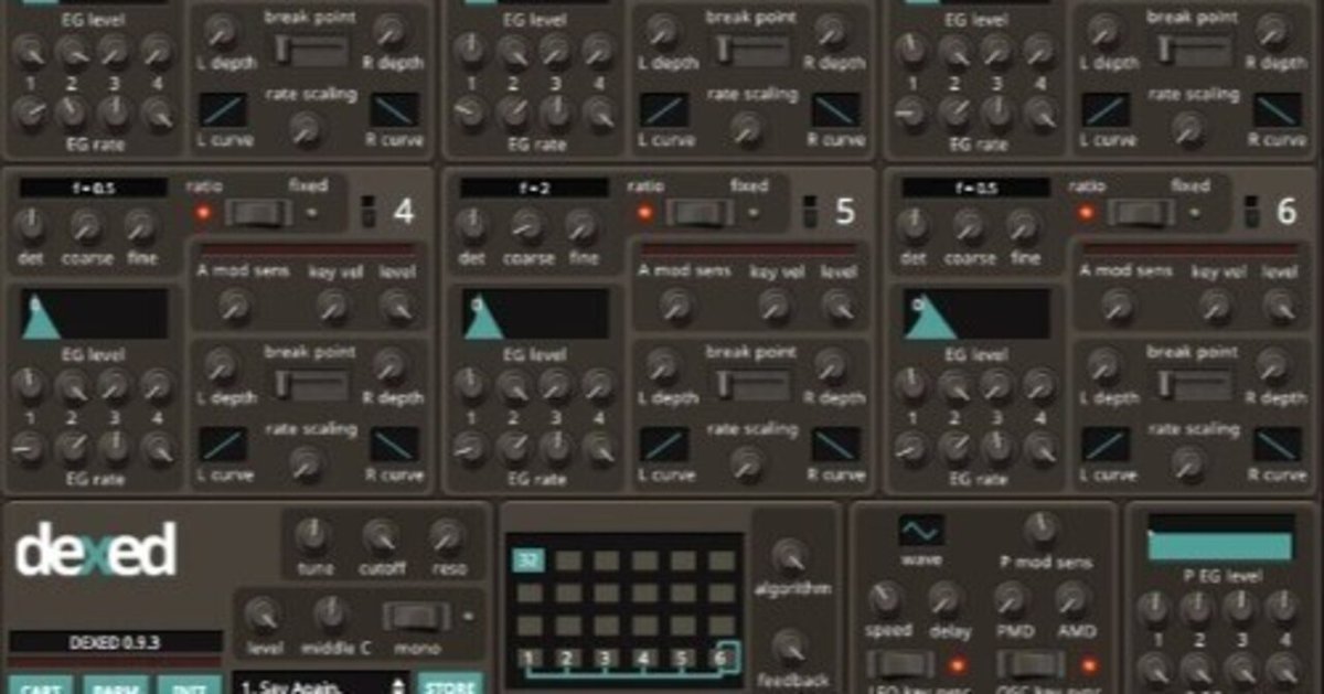 DX7を再現したフリーのVSTプラグイン｜DIGLOOPS@DTM情報