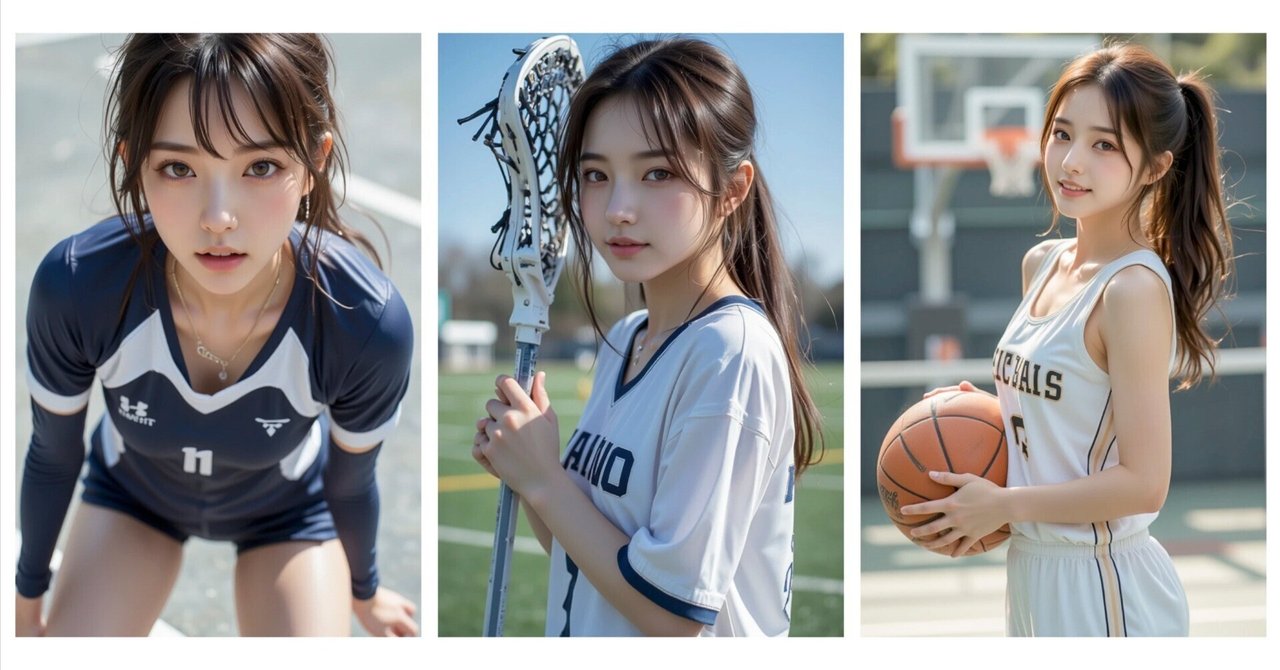スポーツ×美女図鑑【AIグラビア写真集】｜GenAI Studio