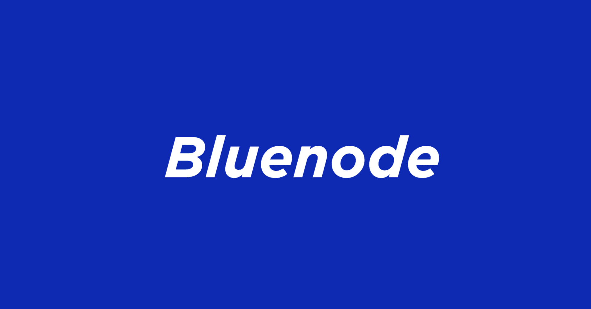 Bluenode｜note