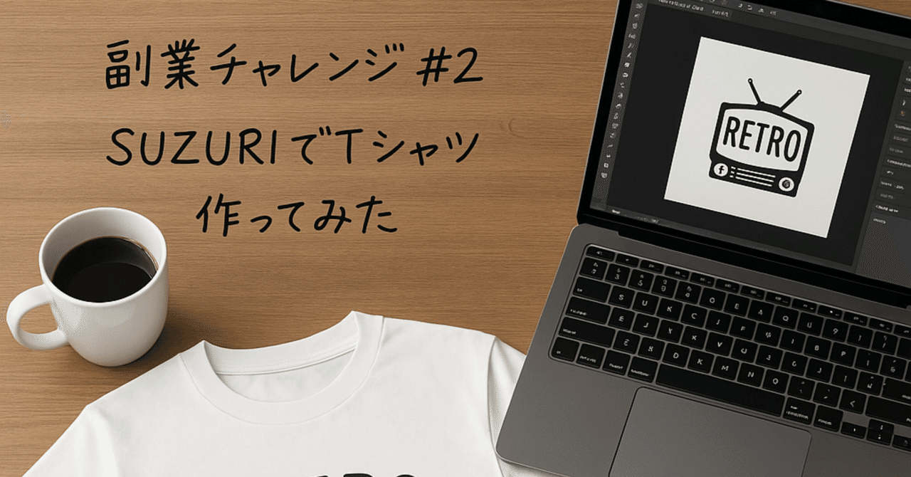 【副業チャレンジ第2弾】SUZURIでTシャツ作って売ってみた話｜ぱぱん