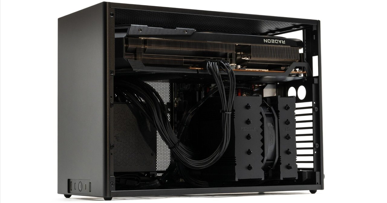 NCASE M2で小型PCを組んだ記録まとめ【パーツ構成／ビルド／ベンチマーク】＋裏側｜でこい