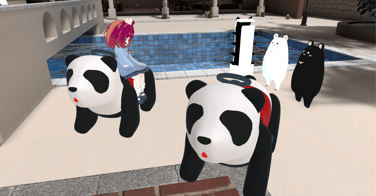 #VRChat ：別荘（ワールド）作ったよ＠w＠ [Kuma Villa] ｜MIIKO（み〜こ）@miko2