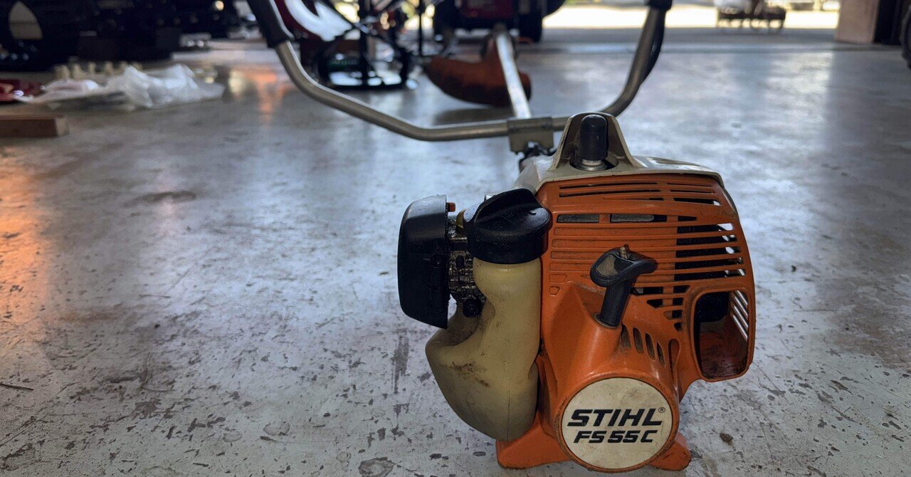 STIHL FS55Cスロットルケーブル交換｜kazuo yanagi