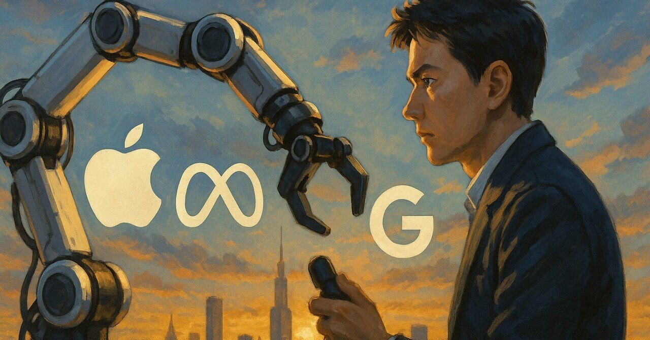 【未来の支配者は誰だ？！】Apple vs Meta vs Google「遠隔操作ロボットアーム」争奪戦の知られざる野望【徹底解説】｜jun ...