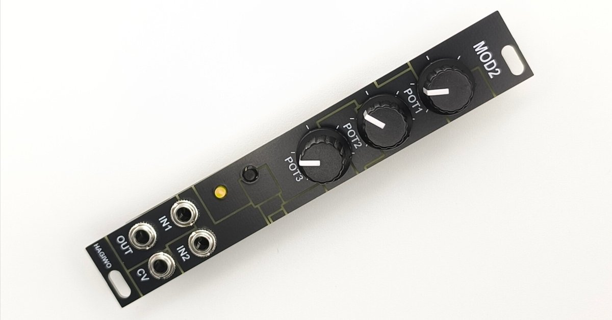 HAGIWO MOD2 : HiHat | DIY Eurorack Modular Synth｜HAGIWO/ハギヲ
