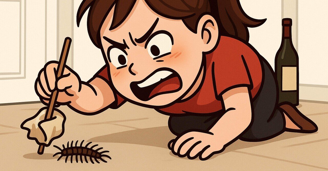 ゲジゲジが出た｜kuromame