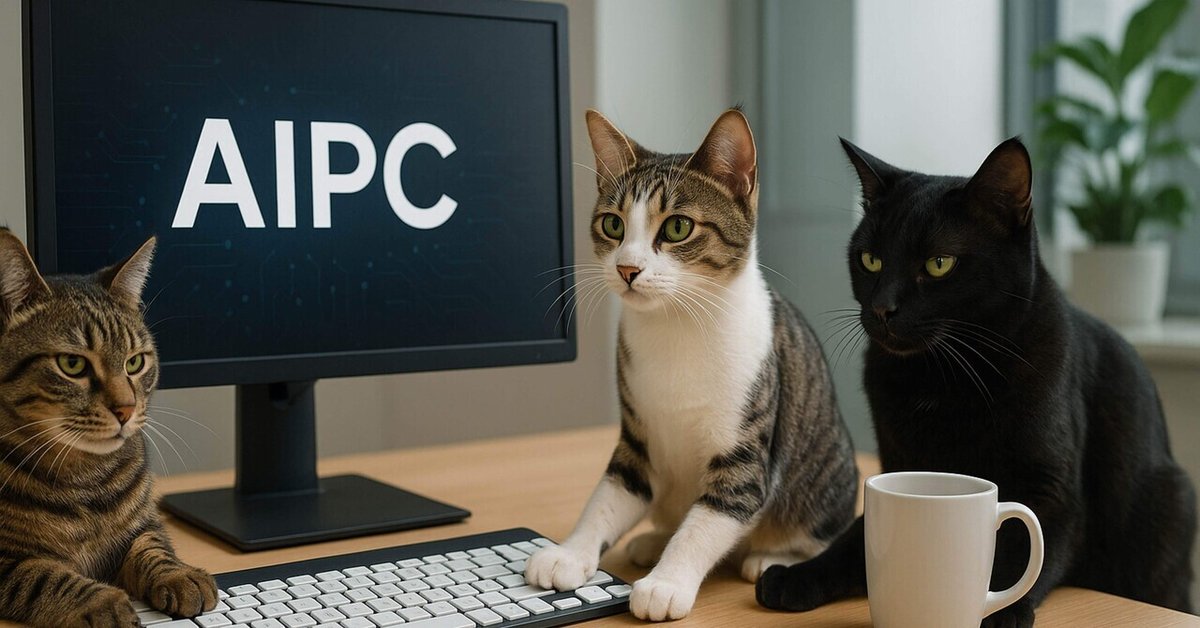 AIPCについてちょっと調べてみた― 最新世代AI PCの仕組みから現場活用までやさしく解説 ―｜猫@医療情報技師