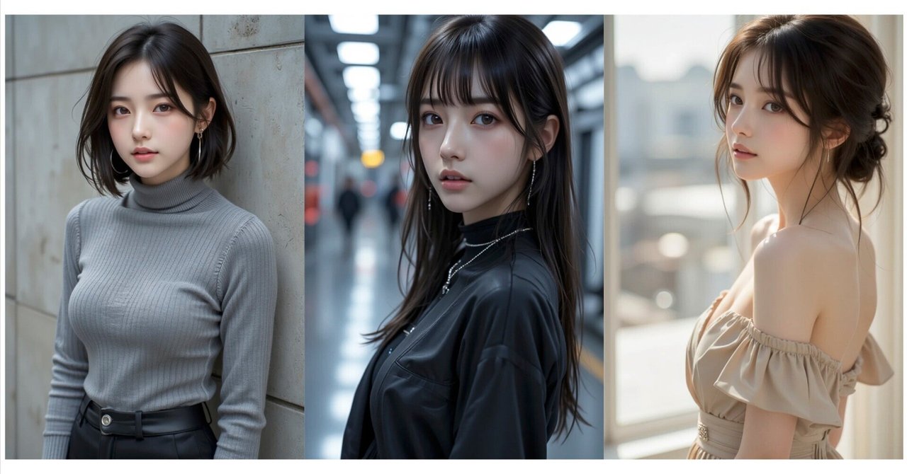 AIグラビア・髪型のバリュエーションプロンプト・詳細版【SeaArt・FLUX】｜GenAI Studio