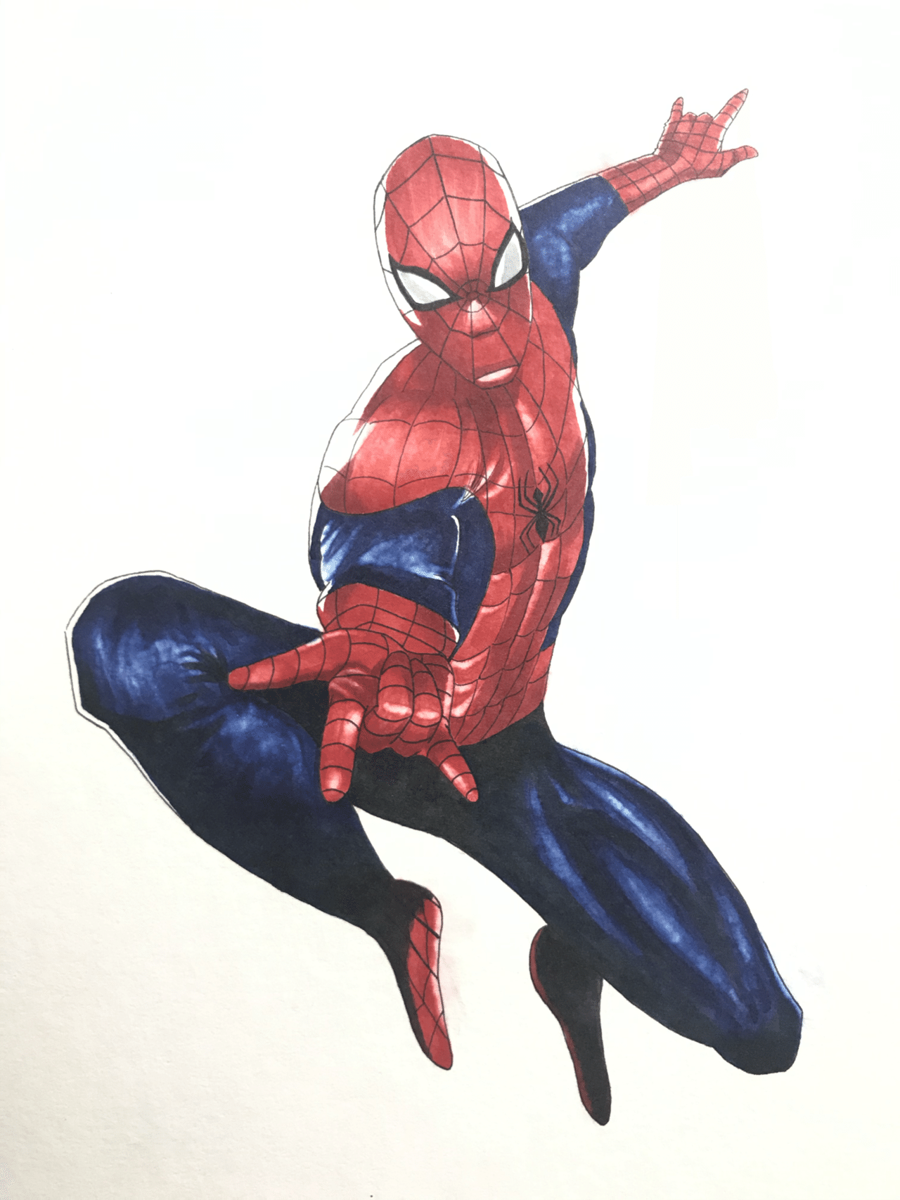 スパイダーマン_コピック｜kisuke