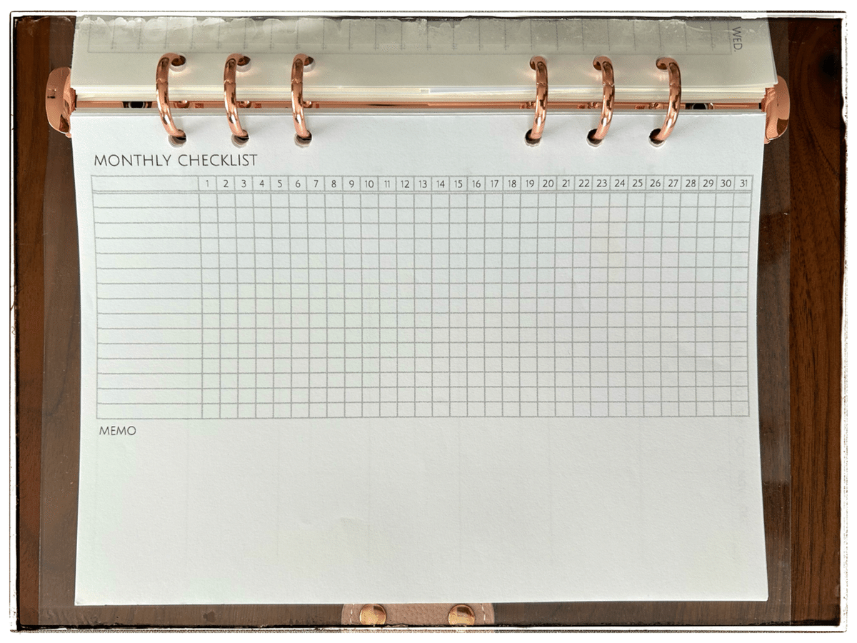 【フリーダウンロード】手帳リフィル バイブルサイズとA5サイズのハビットトラッカー《ウィークリー/マンスリー》[リニューアル]｜saki_note