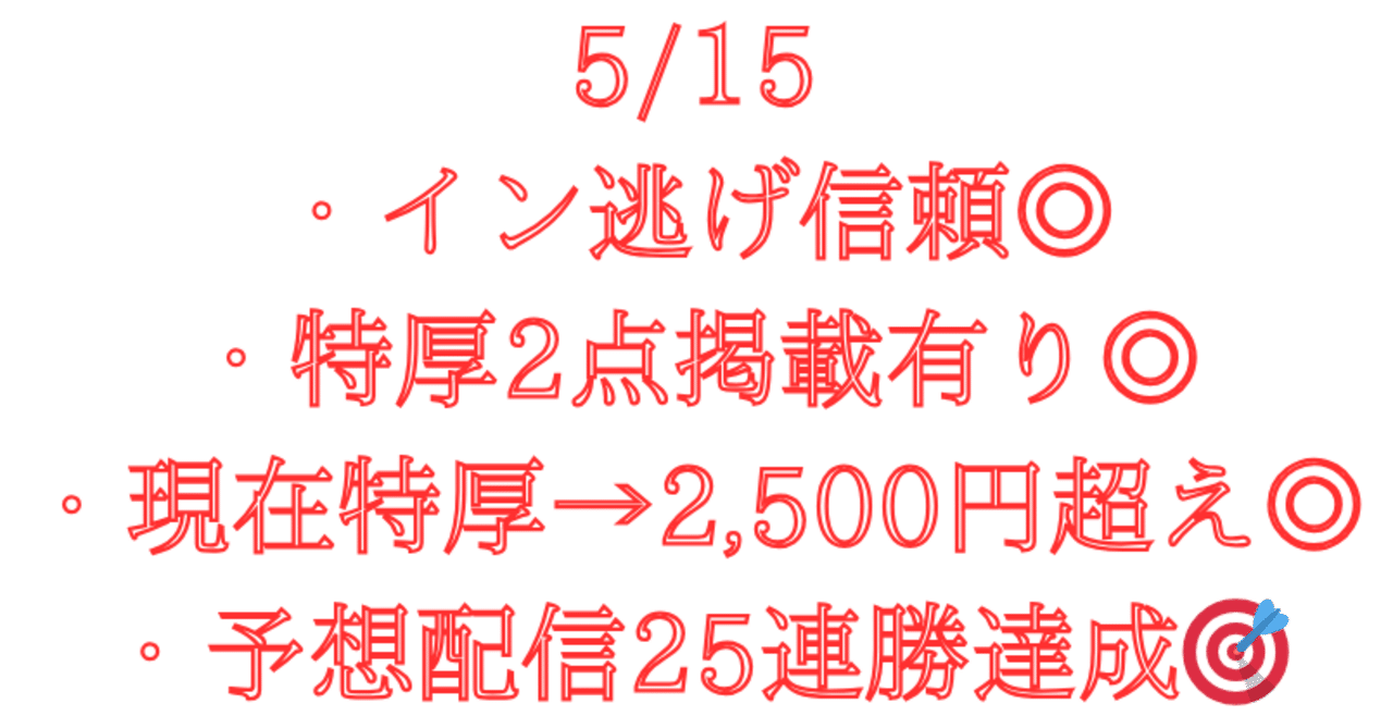 5/15 -戸田11R 15:55-｜競艇予想屋-CRONOS-