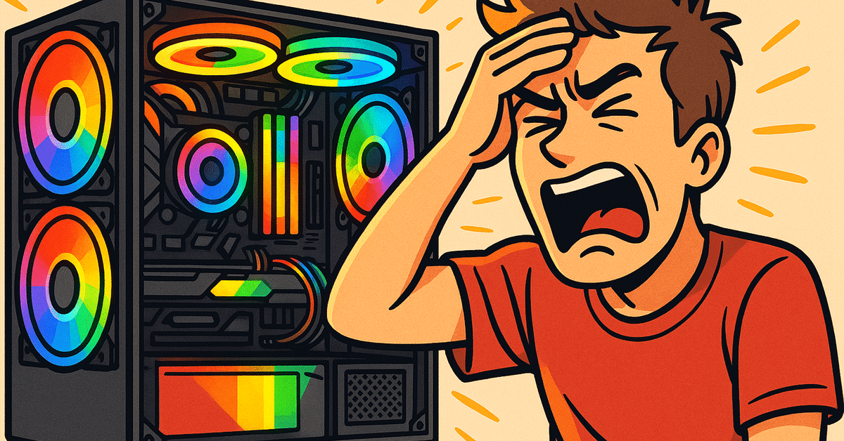 ゲーミングPC光らないで欲しい｜grimoire@Web系IT屋