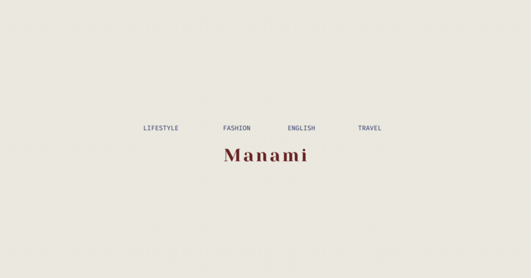Manami｜note