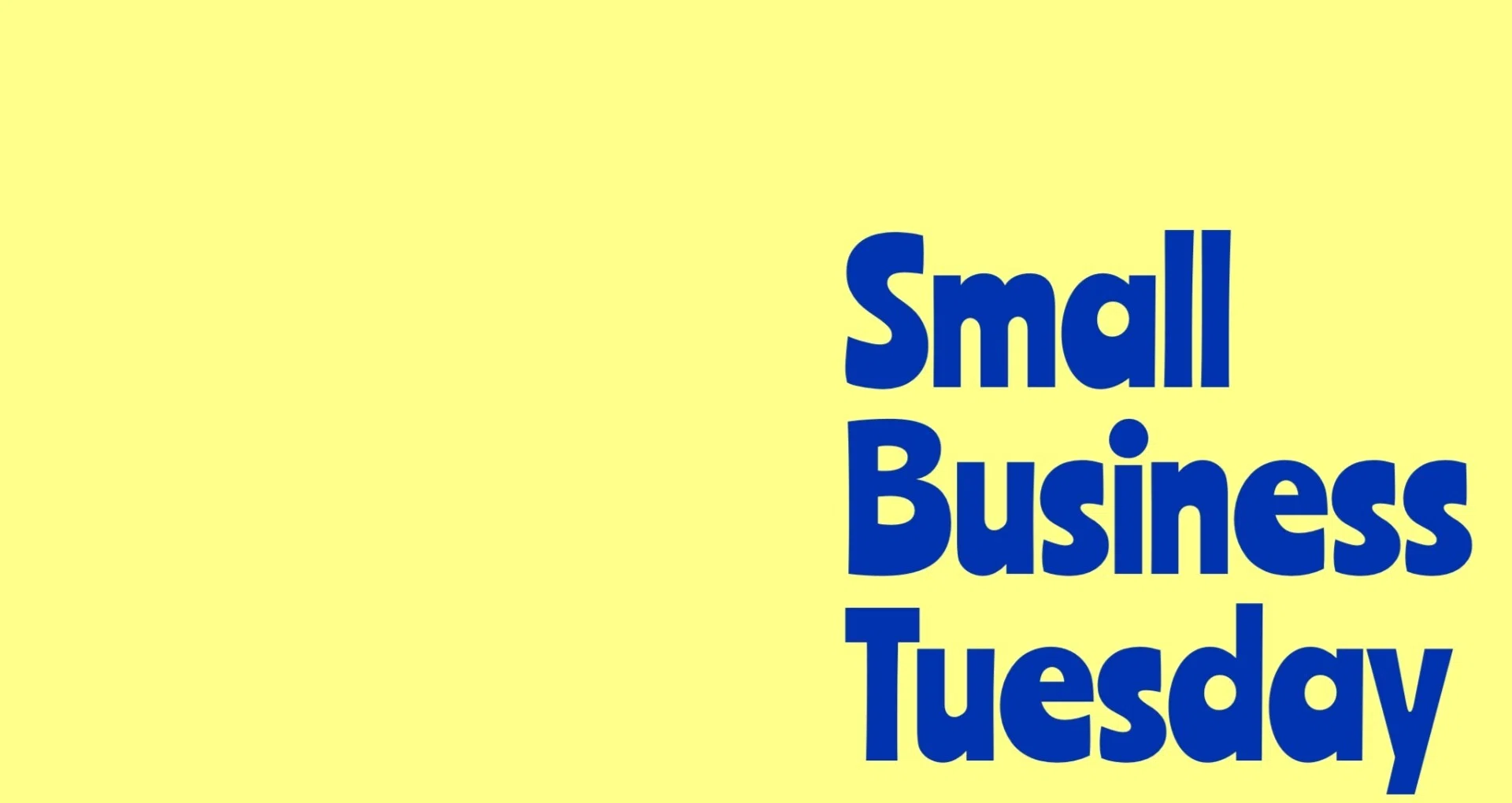 小商い”Small Business Tuesday”｜drifter's stand｜note