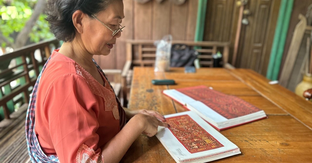 布に宿る信仰心-KIM SRENGピダンプレア｜IKTTクメール伝統織物