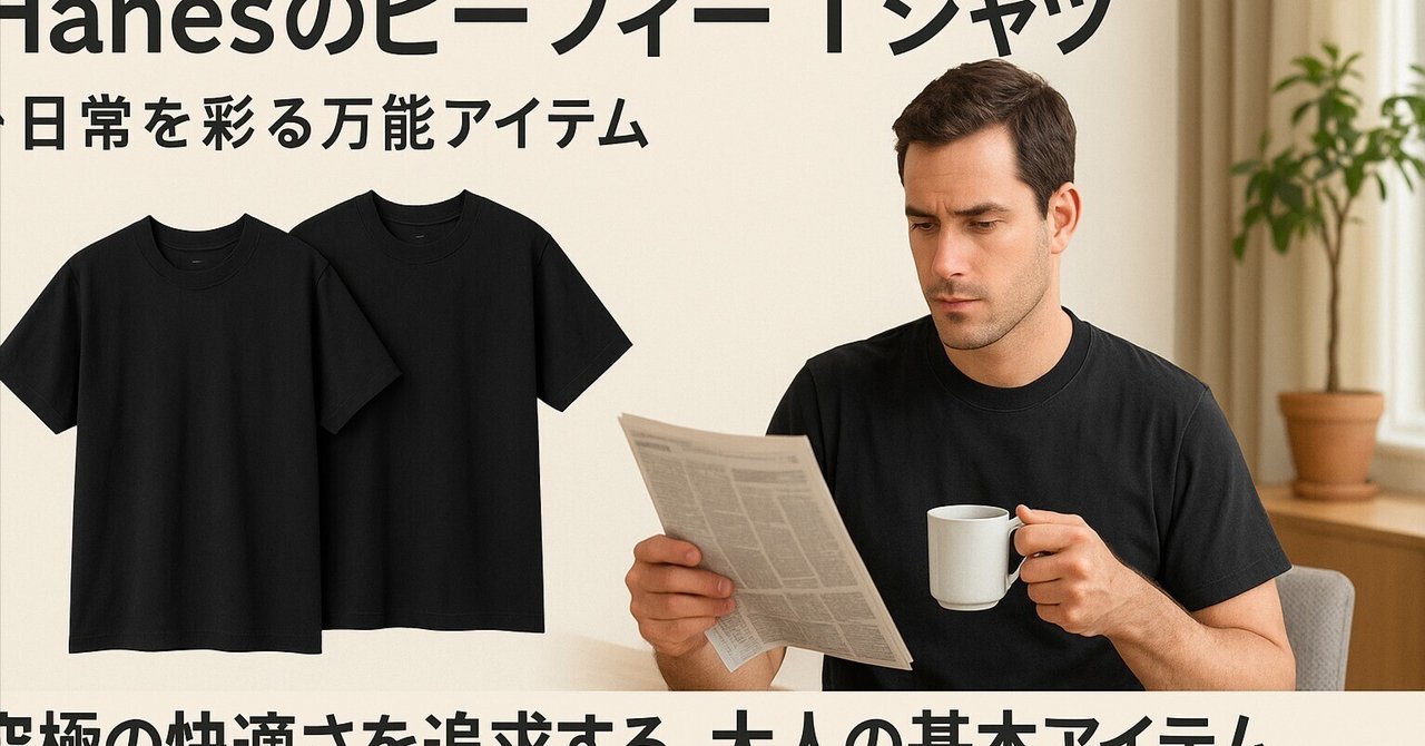 最高の快適さ ビジネスからカジュアルまで活躍するHanesのTシャツ｜まさまさ