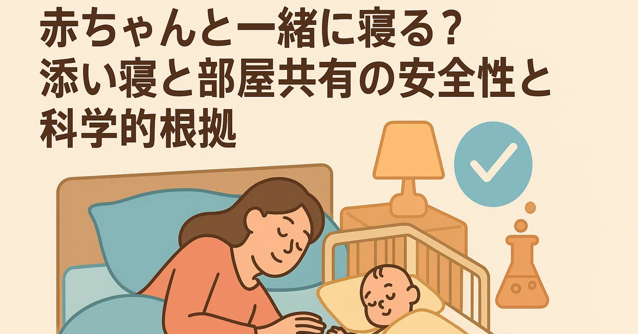 赤ちゃんと一緒に寝る？添い寝（ベッドシェアリング）と部屋共有（ルームシェアリング）の安全性と科学的根拠｜SUYARI