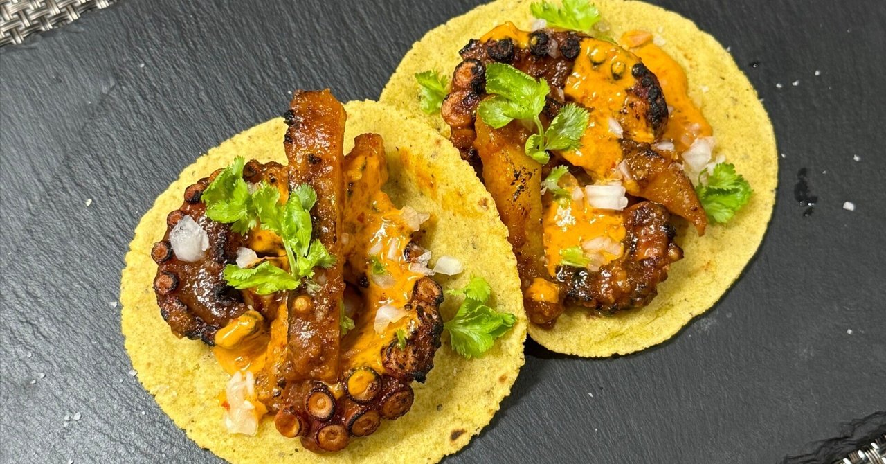 【おうちで絶品アレンジタコス！新感覚のメキシカンタコス『タコのアルパストール🌮🐙』】｜taco_sta_gram