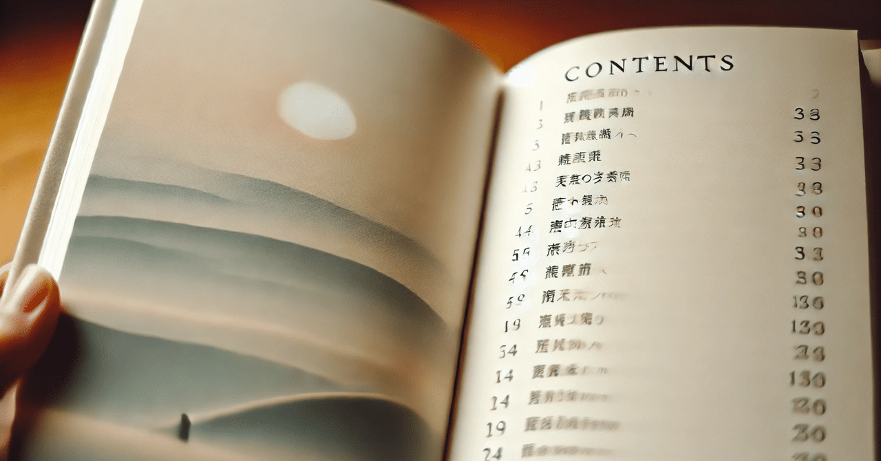 目次ができないと書かない理由｜Aoya Kuma