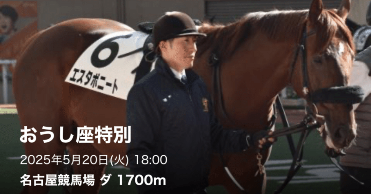 5.20 名古屋11r おうし座特別【SSS】｜複勝男