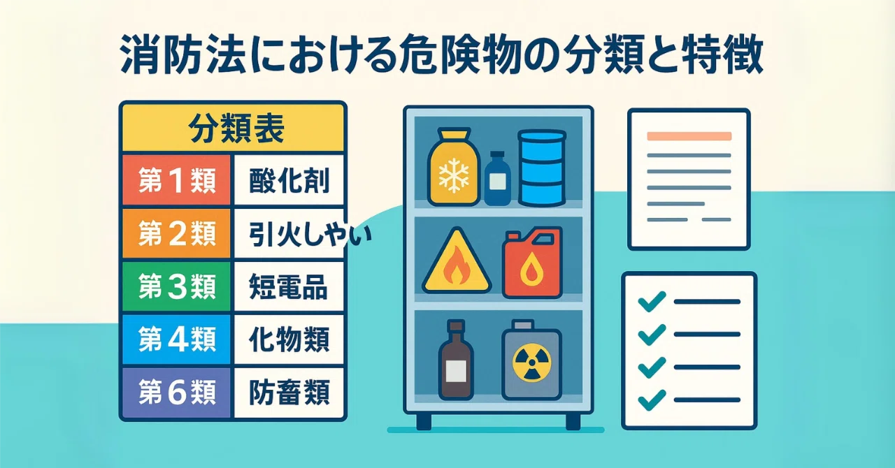 消防法における危険物の分類と特徴 実例で学ぶリスク管理と届出の要点 元消防士が監修 消防の届出 書類作成代行ならトドケデ