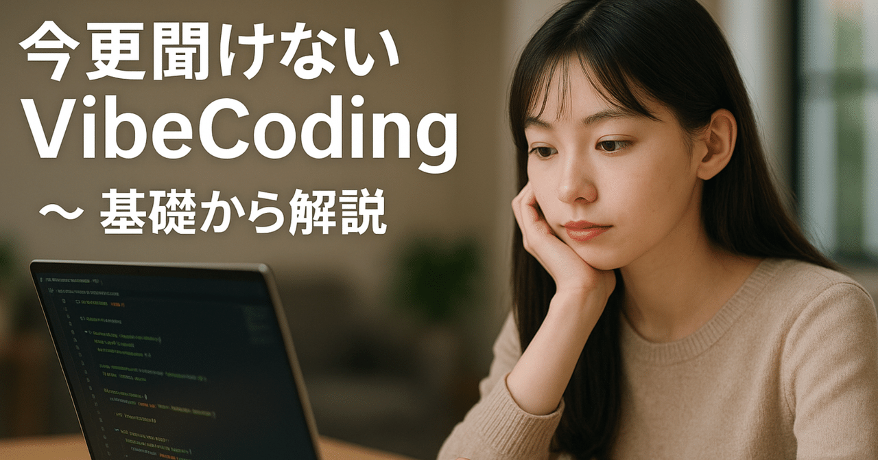 今さら聞けないVibeCoding 〜 基礎から解説｜東京 AI 研究所