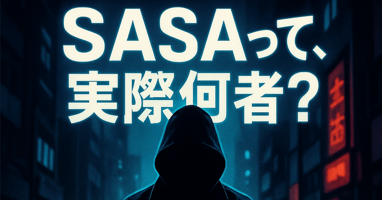 【今更ながらの自己紹介】結局、お前何者なん？【自筆】｜SASA@AI推進