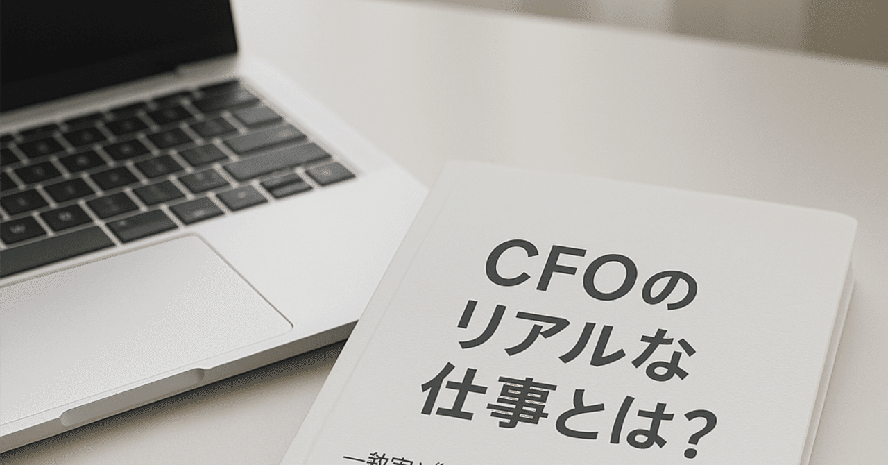 #1｜CFOのリアルな仕事とは？ ─数字と“余白”のあいだにあるもの─｜takebyc（よしはる）