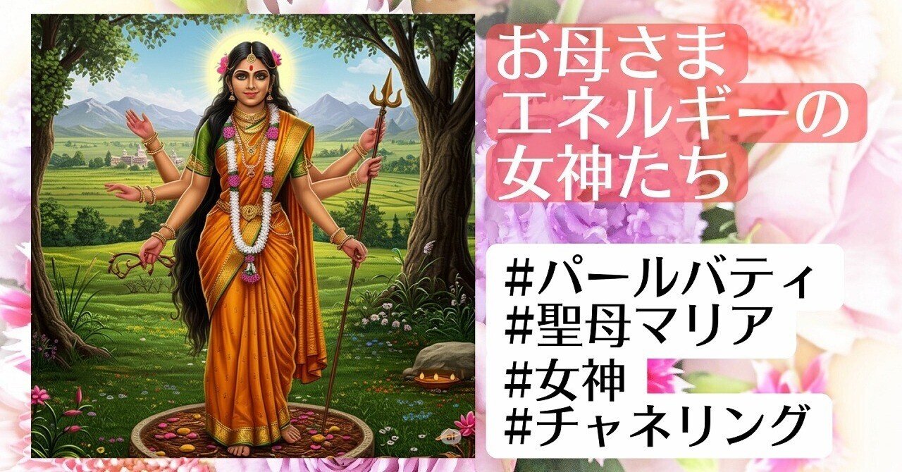お母さまエネルギーの女神たち〜聖母マリアとパールバティ〜｜kotoha yao（矢尾こと葉）