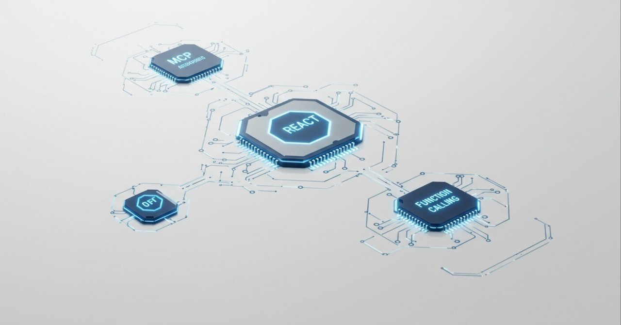 2025年版：MCP × ReAct × Function Calling によるLLM統合設計ガイド — AI連携アーキテクチャの“次の標準 ...