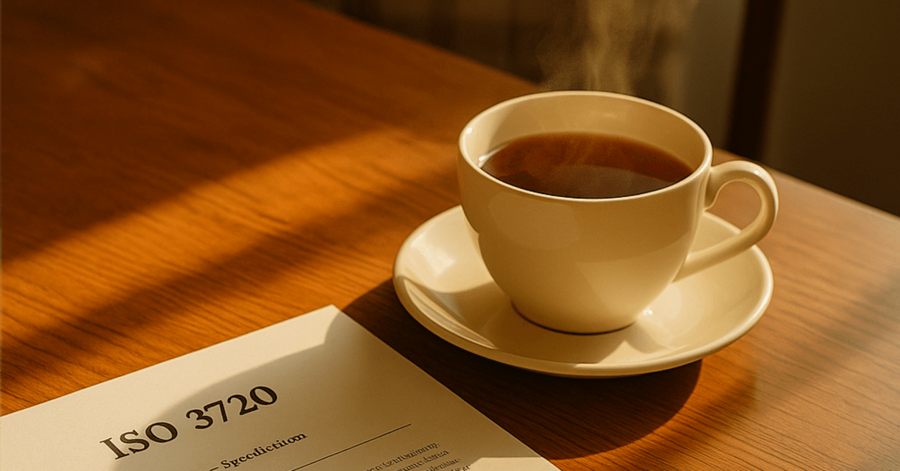 紅茶 紅茶用語と語る(1) ISO 3720｜森のくま