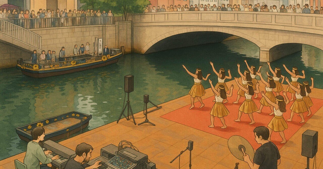 「水上に浮かぶ、MYタウン愛。日ノ出町・大岡川水上劇場2025を歩いて感じたこと」｜cs60セラピストYOUGO(ユーゴ)