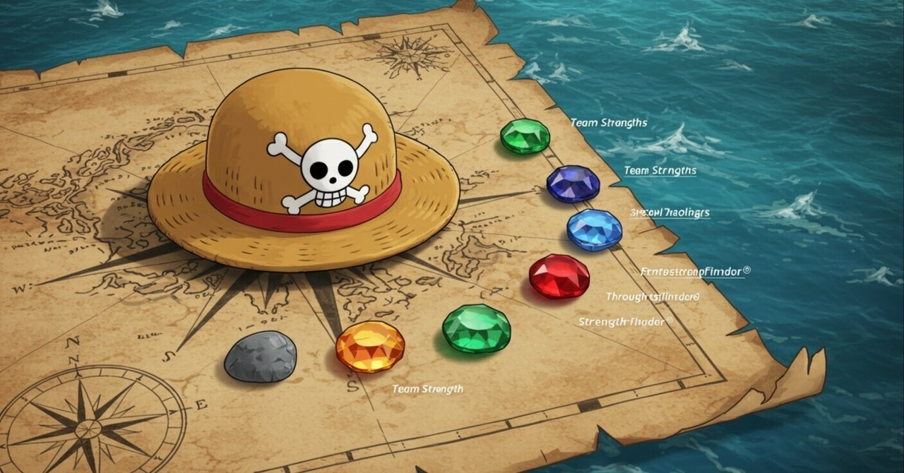 ワンピース 麦わらの一味：ストレングスファインダー®で見る最強のチーム【前編】｜koppy♪(こっぴー)