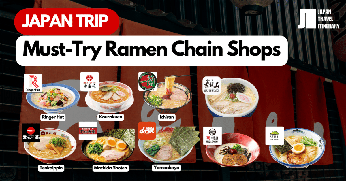 🍜 Must-Try Ramen Chain Shops in Japan – A First-Timer’s Guide 🇯🇵｜JTI ...