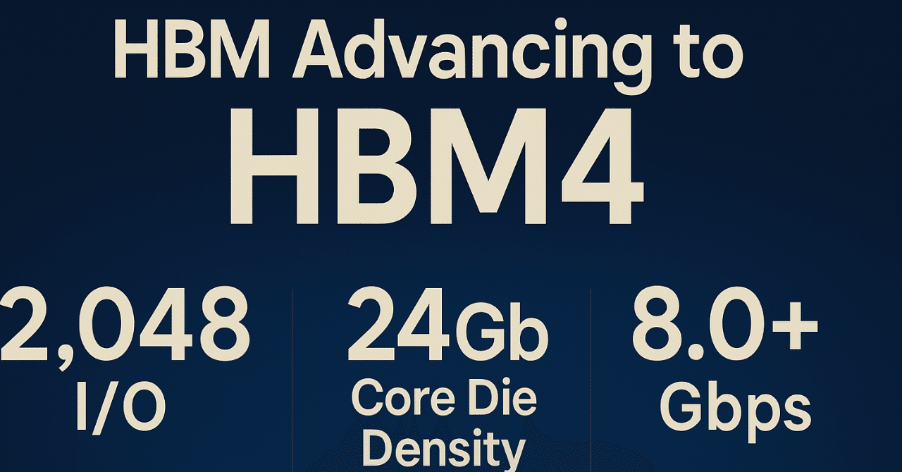 🟦HBM4が2026年に登場へ：2倍のI/OでAI処理を革新｜あさって 電子立国日本の半導体