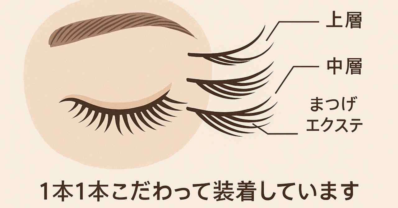【施術者向け】層厚めまつげの装着テクニックとデザインコントロール｜FIORE フィオレ【大門駅/まつげ眉毛専門店】