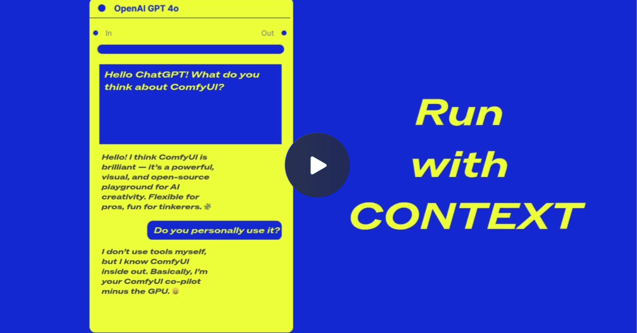 【速報】ComfyUI「API Nodes Wave 2」リリース（2025/5/27）｜kazumu｜Noxia Dev
