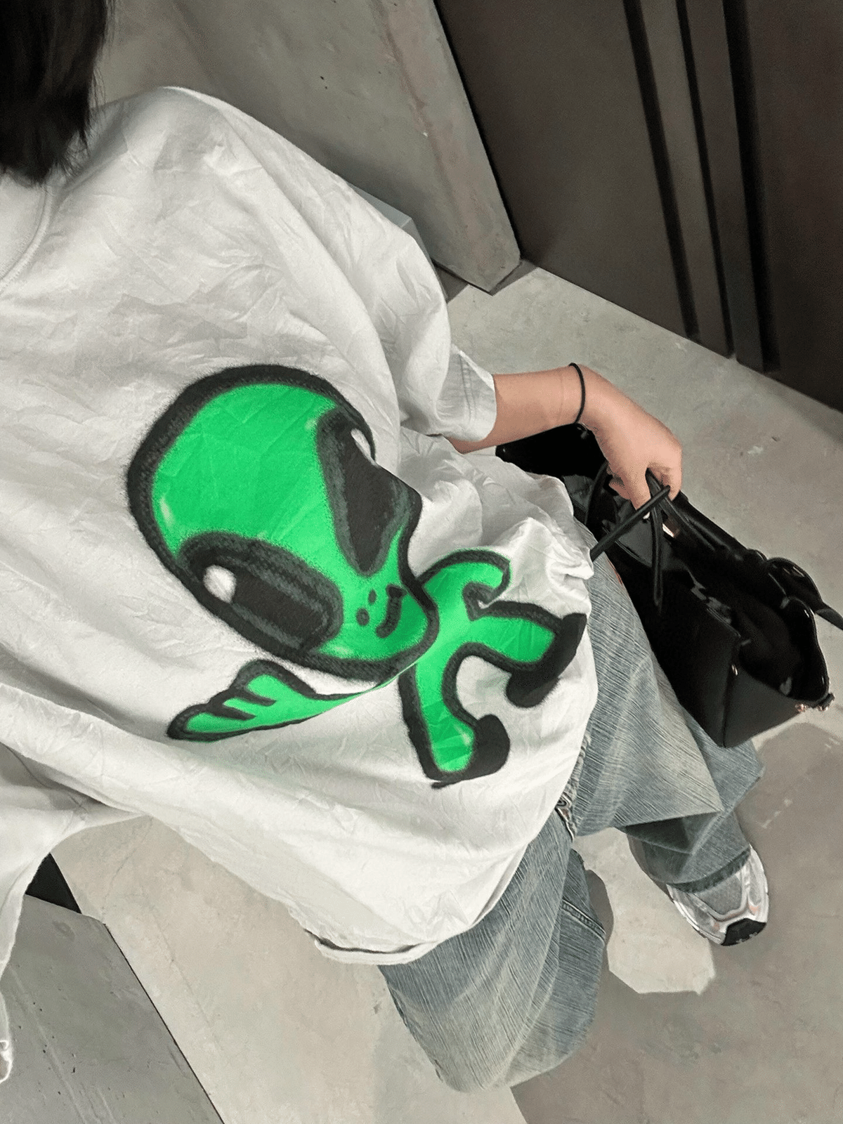 バレンシアガ ハイ ゼア + ドリップリー Tシャツ764235TSVF59012｜Fog Kicks