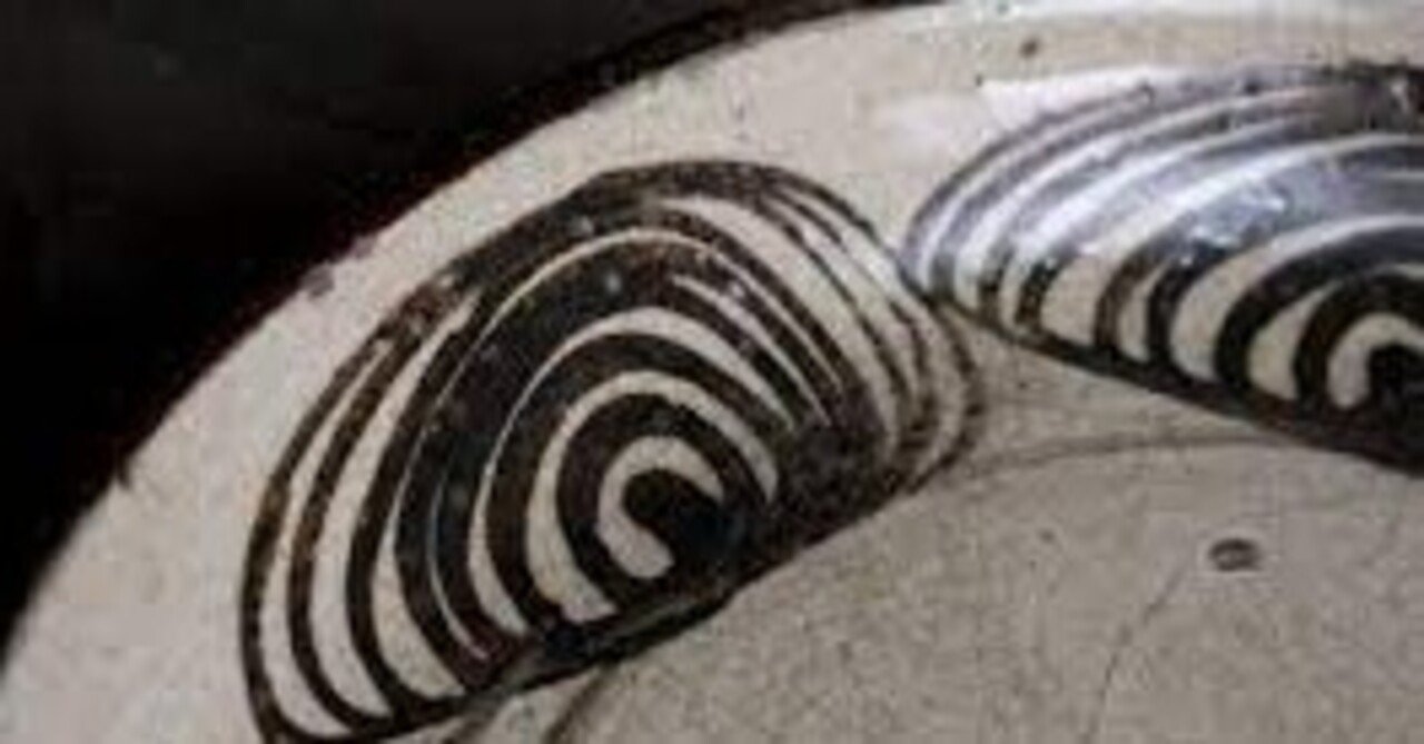 馬の目皿と円相｜mami_buenosaires