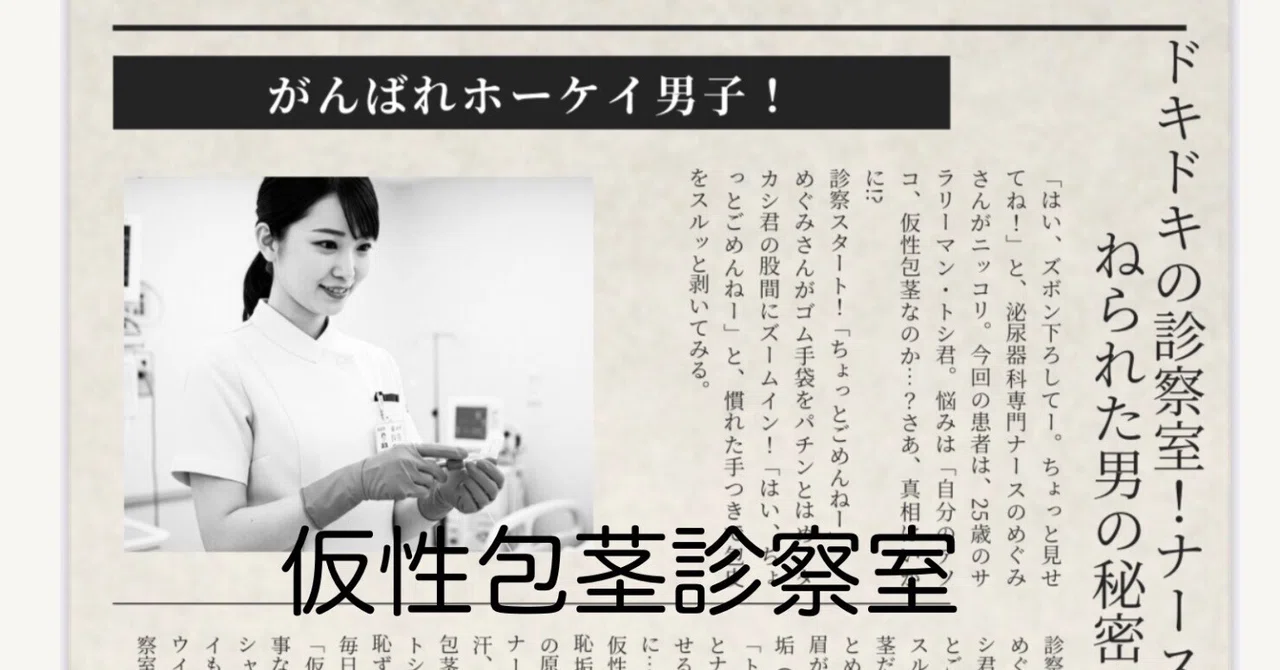 『重度仮性包茎診察室 ― 臨床実習の日に』｜CHINKOSU