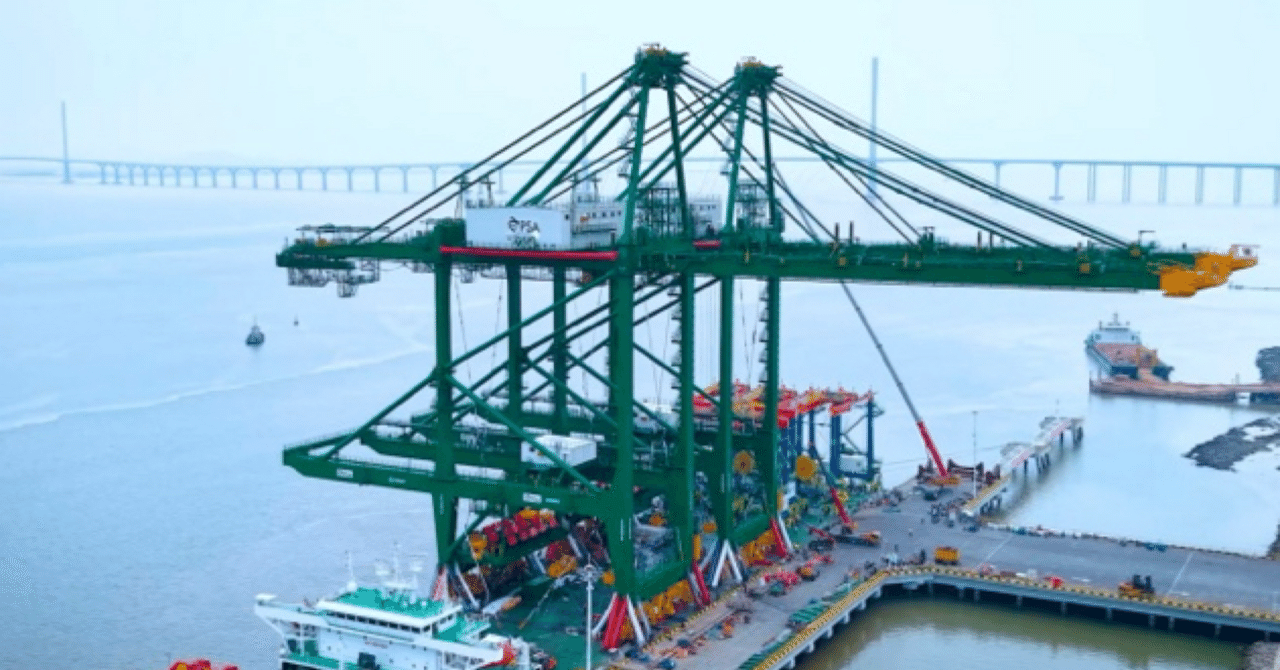 三一海洋、PSA向けのデュアルトロリーSTSクレーン、初回出荷｜kikai-news.net 産機通信